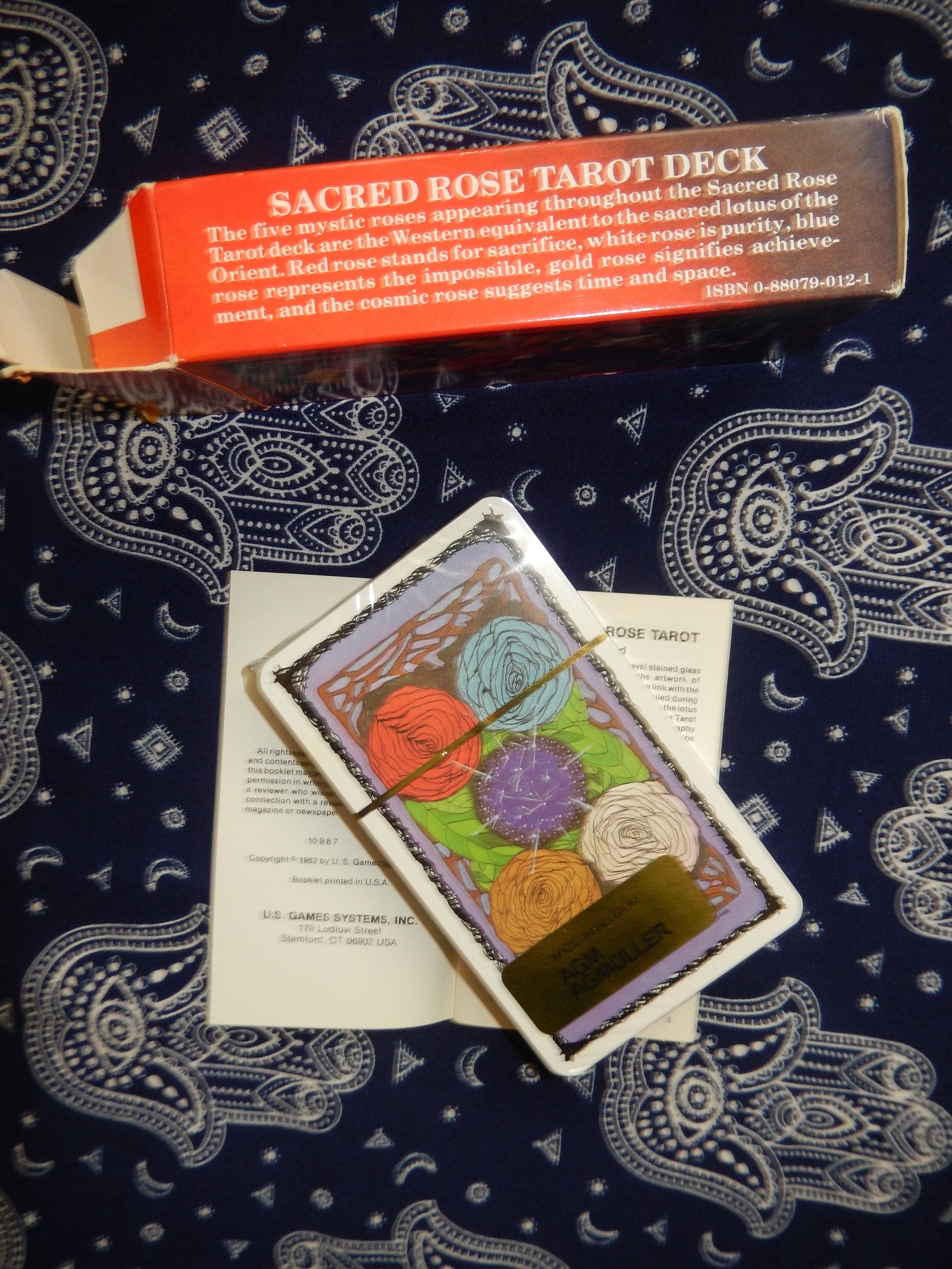 Sealed Sacred Rose Tarot Deck, Secrets of the Tarot Book, 1980s OOP ...