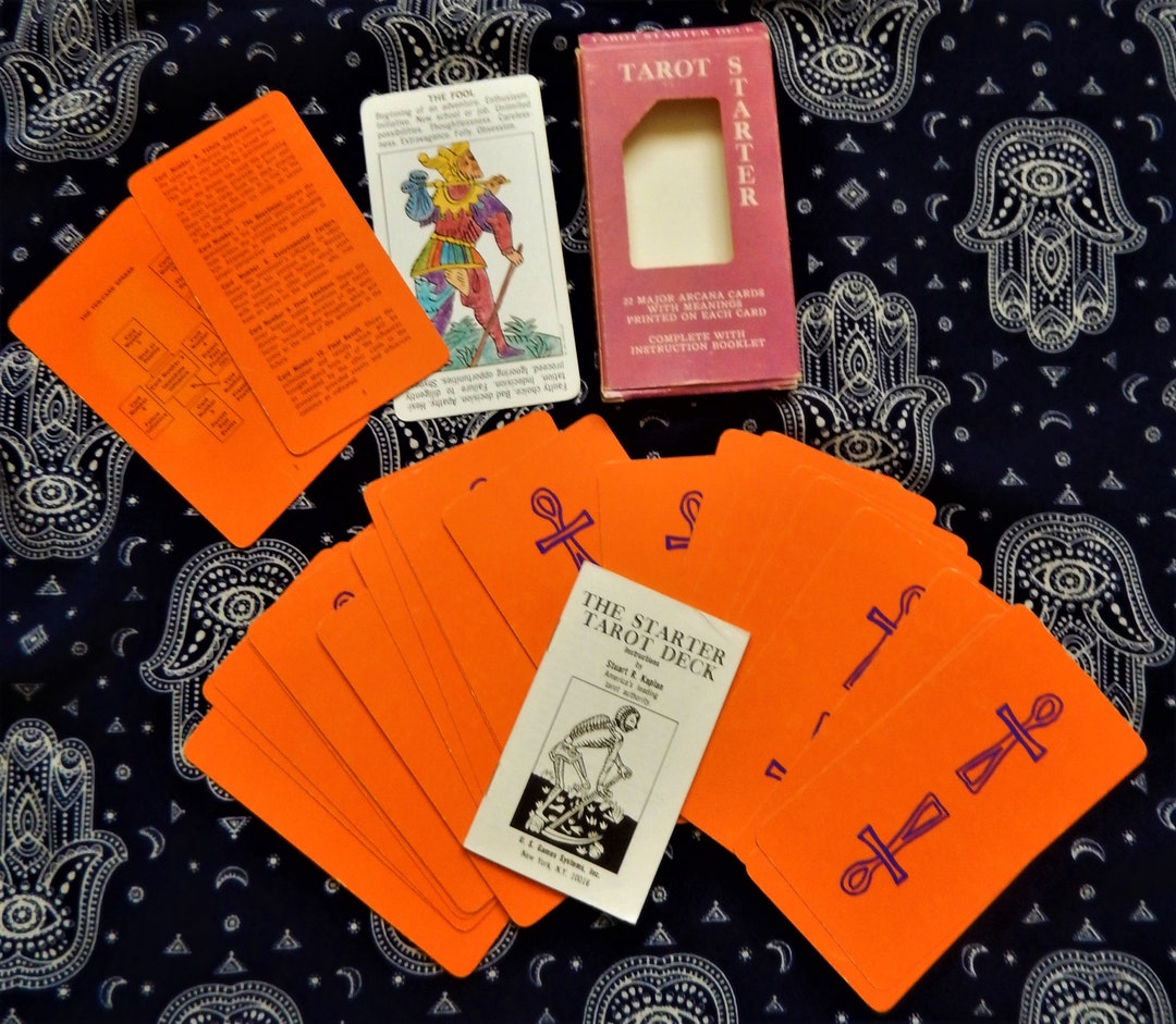 Aprende a Leer Tarot. 1970s Starter Tarot Deck Stuart Kaplan - Etsy España
