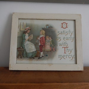 Victorian Motto, Religious Motto, Anique Motto Print, Bible Scripture ...