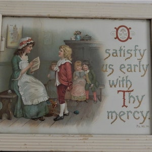 Victorian Motto, Religious Motto, Anique Motto Print, Bible Scripture ...