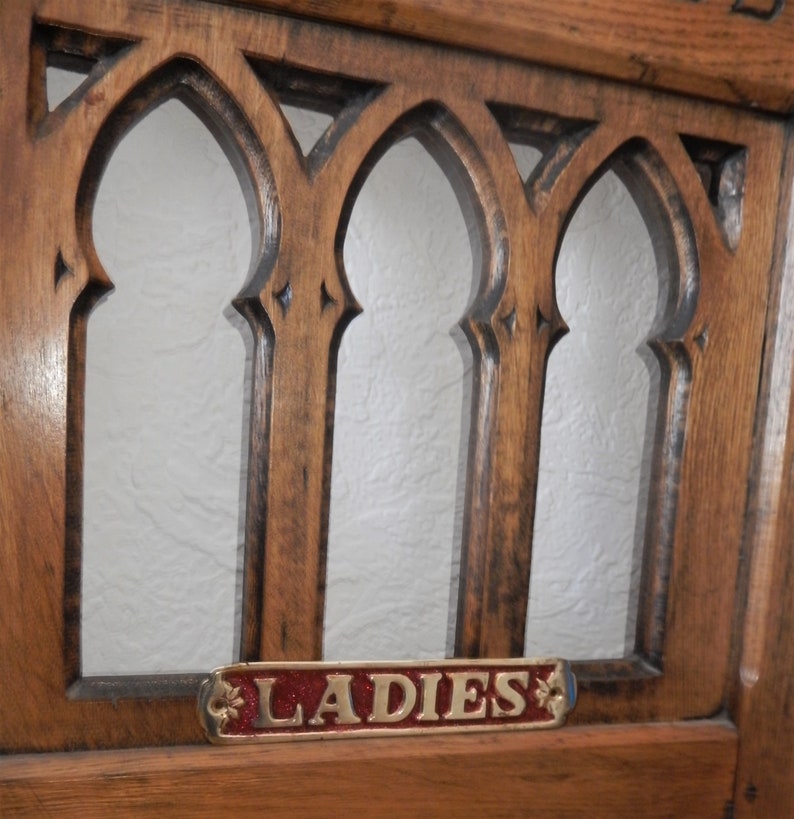 Ladies Loo Sign Vintage Brass Ladies Sign Brass Door Toilet - Etsy UK