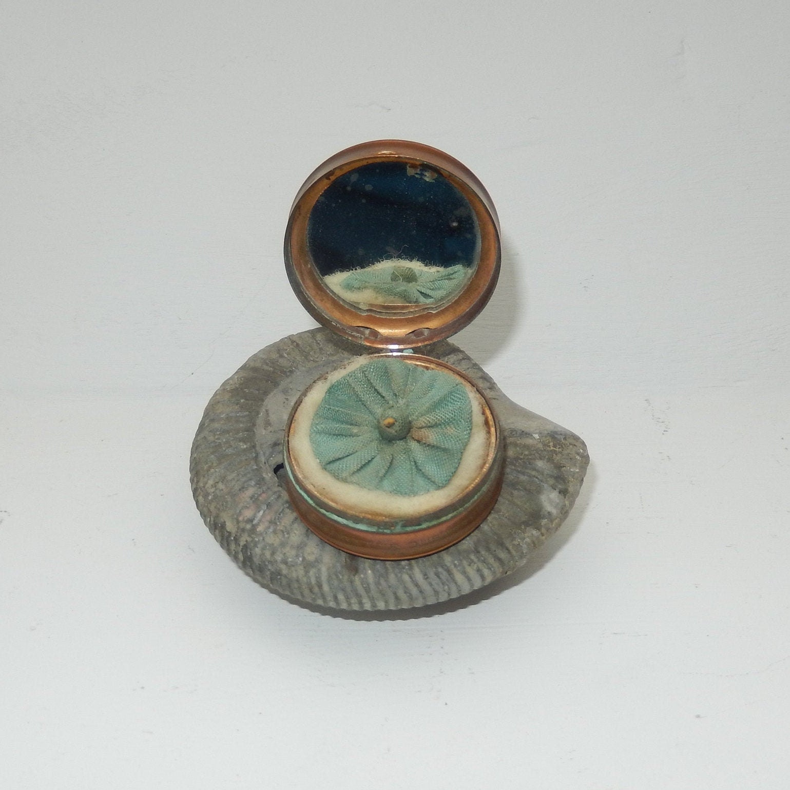 Art Deco Dubarry Powderette Compact. Ladies Make-up Deco Blue | Etsy