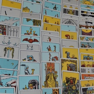 Rare 1976 Rider Waite Blue Box Tarot Deck: Final Edition - Etsy UK