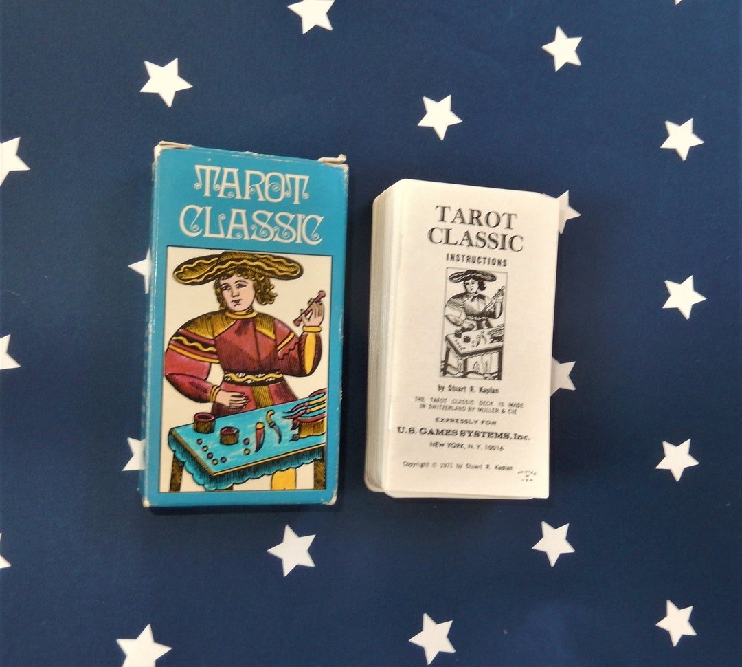 Retro Tarot Card Deck Classic Tarot 1974 Edition - Etsy