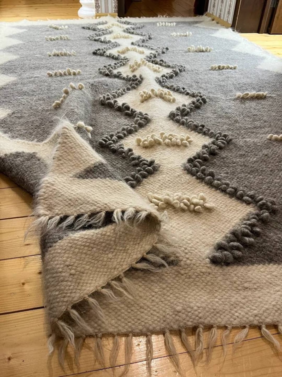 Bedroom Floor Rug Rainbow Area Rug Carpet Wool Floor Rugs Organic ...