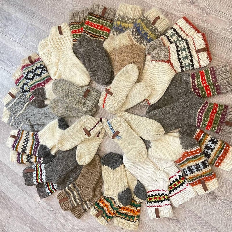 100% Wool Socks - Etsy