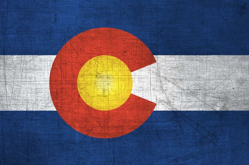 Colorado State Flag Pen Blank - Etsy