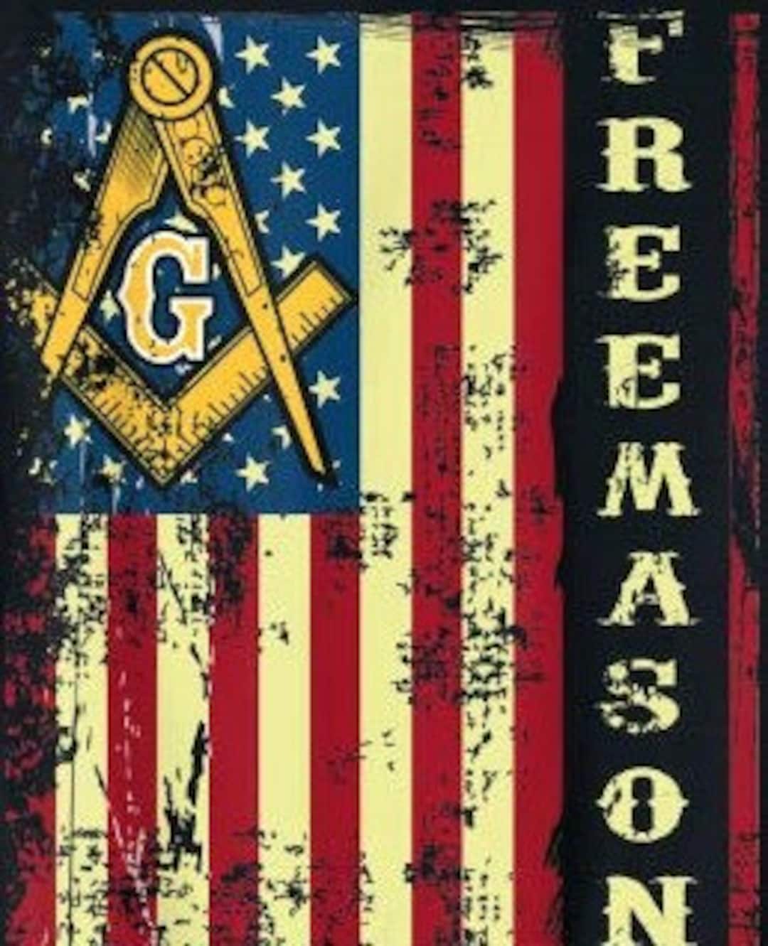 Freemason Grunge Flag - Etsy