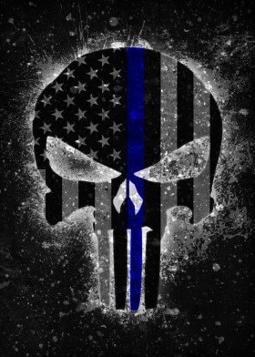 Thin Blue Line Iphone Wallpaper