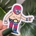 Wrestler Sticker, Lucha Libre Sticker, Cool Sticker, Nacho Libre ...