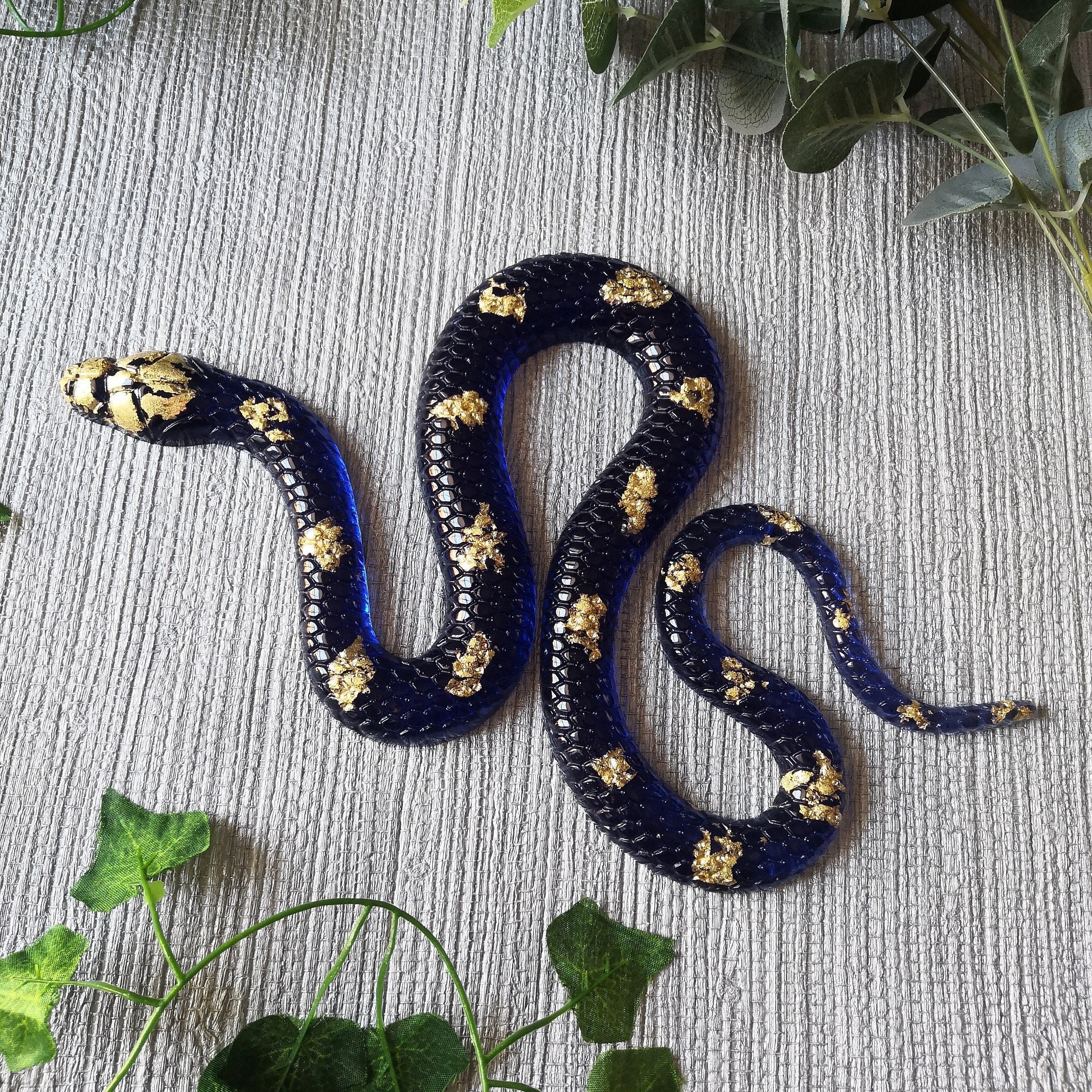 Snake Wall Hanging, Snake Wall Art, Alt Home Decor, Unusual Gift, Snake ...