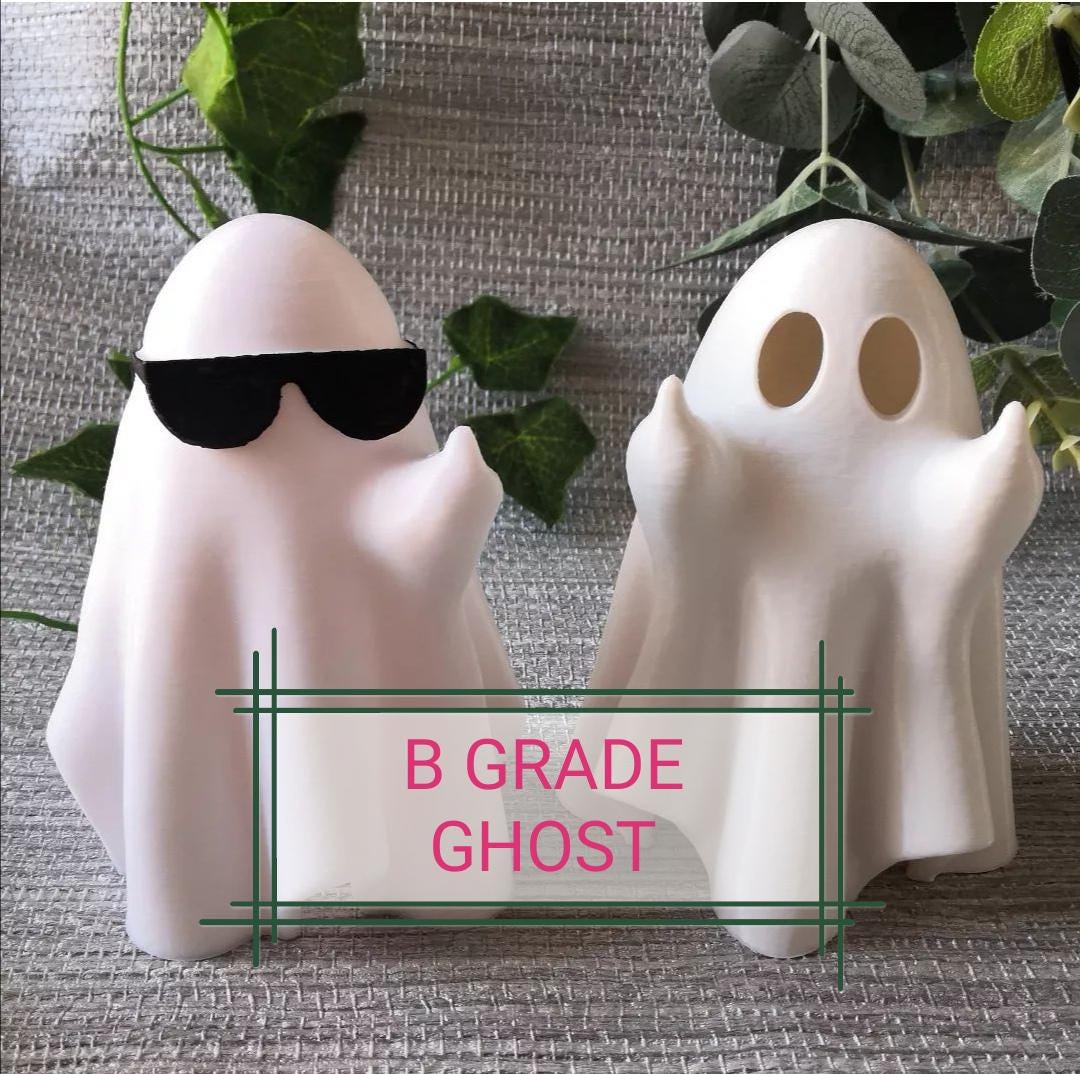 B Grade Rude Ghost Ornament, Light up Ghost, Middle Finger Ghost ...
