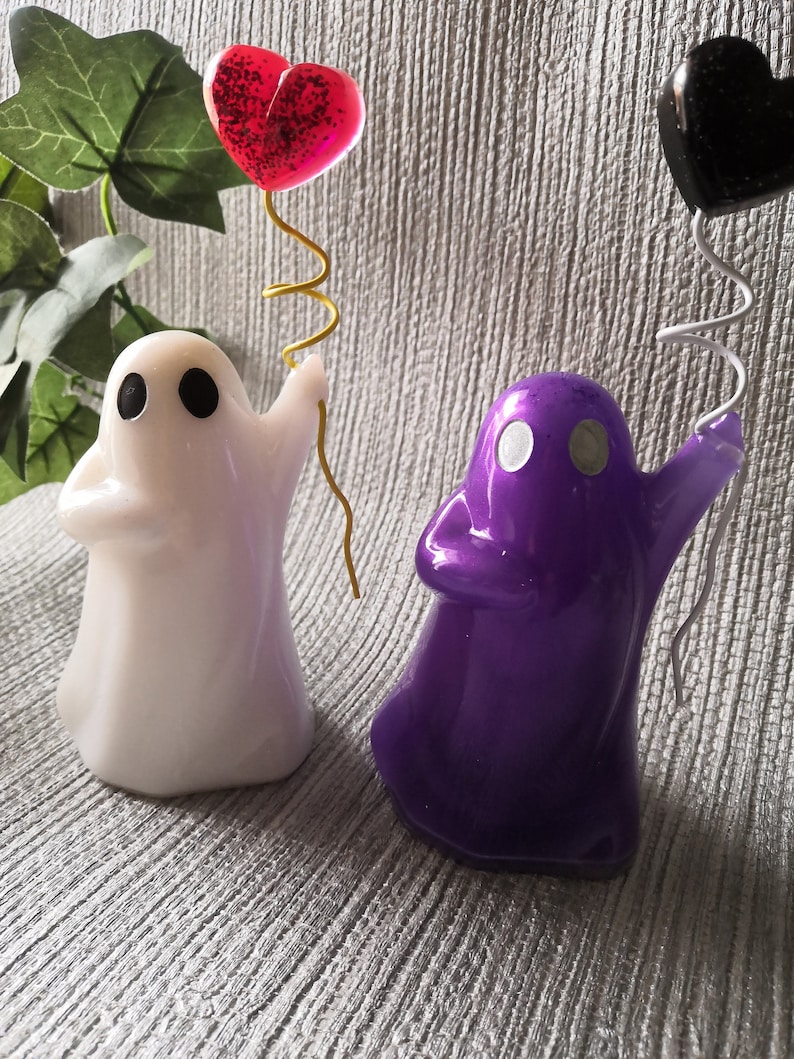 Ghost Ornament, Halloween Gift, Spooky Statue, Abstract Ornament ...