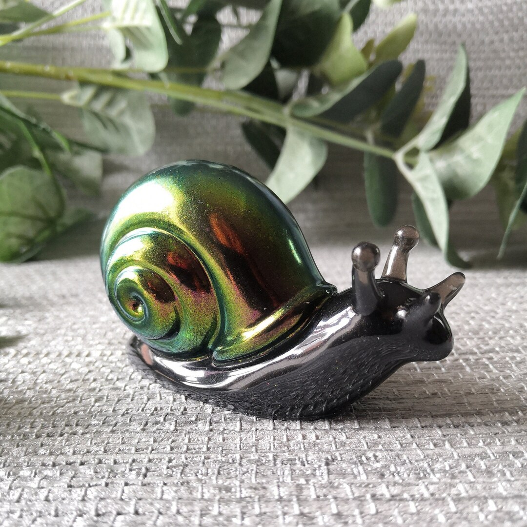 Snail Ornament, Snail Gift, Snail Statue, Alternative Home Decor ...