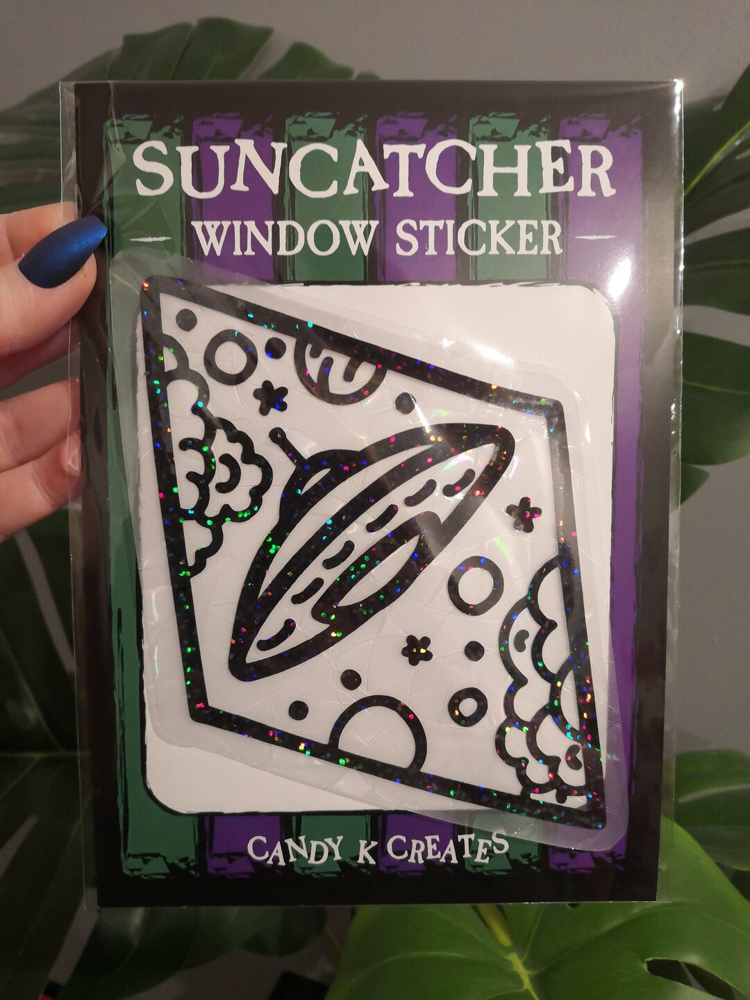 UFO Suncatcher Window Sticker, Alien Suncatcher, UFO Gift, UAP Sticker ...