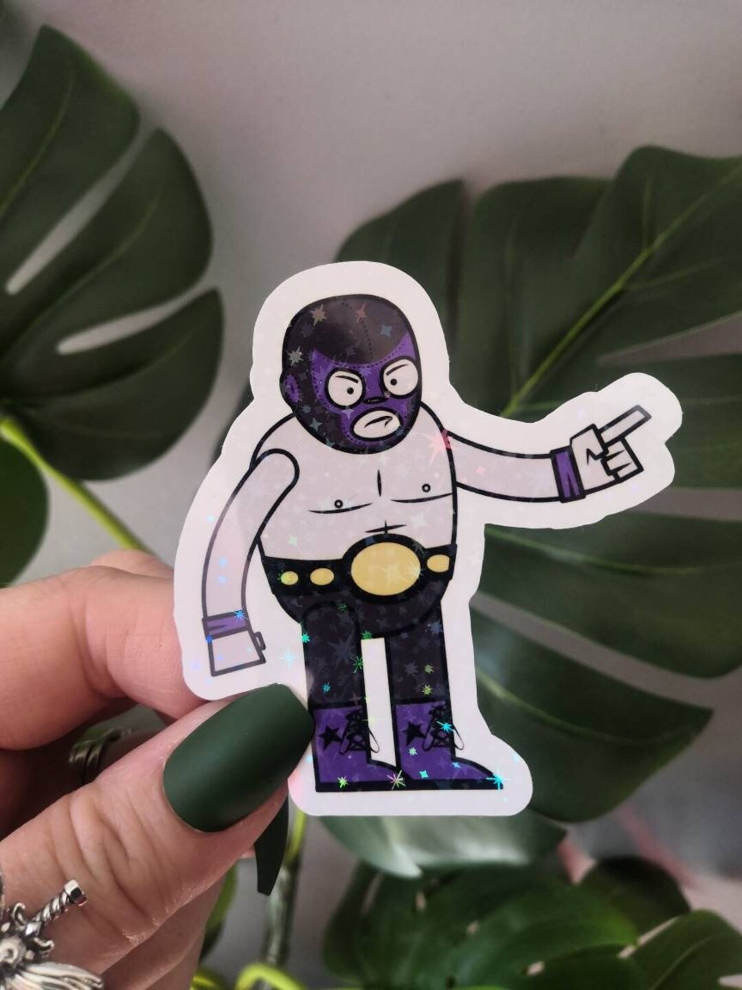 Wrestler Sticker, Lucha Libre Sticker, Cool Sticker, Nacho Libre ...