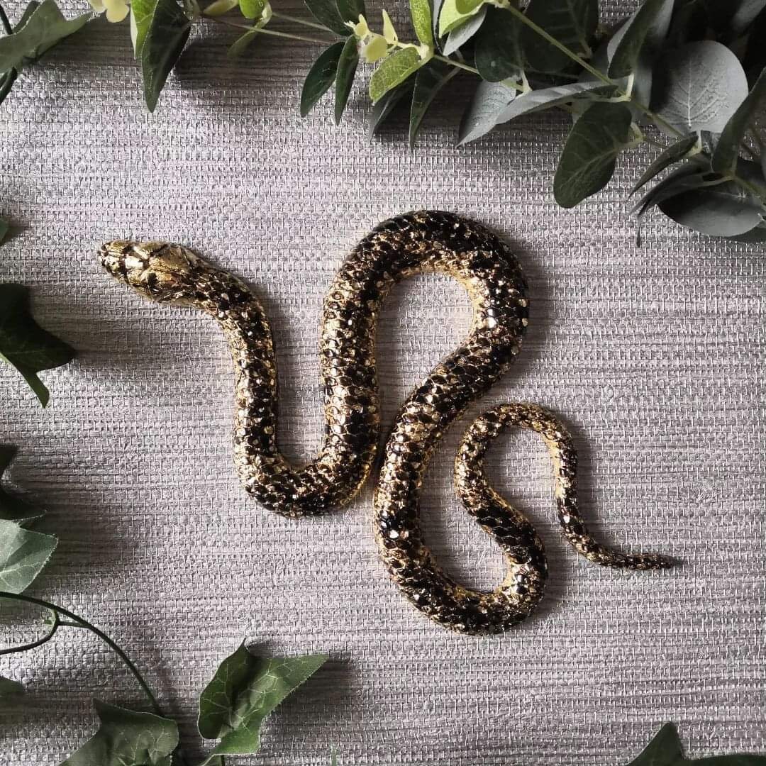 Snake Wall Hanging, Snake Wall Art, Alt Home Decor, Unusual Gift, Snake ...