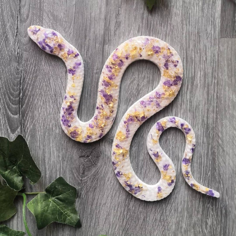 Snake Wall Hanging Snake Wall Art Alt Home Decor Unusual - Etsy
