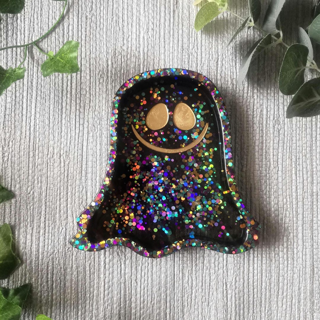 Ghost Trinket Tray, Ghost Jewellery Dish, Halloween Gift, Ghost Gift ...