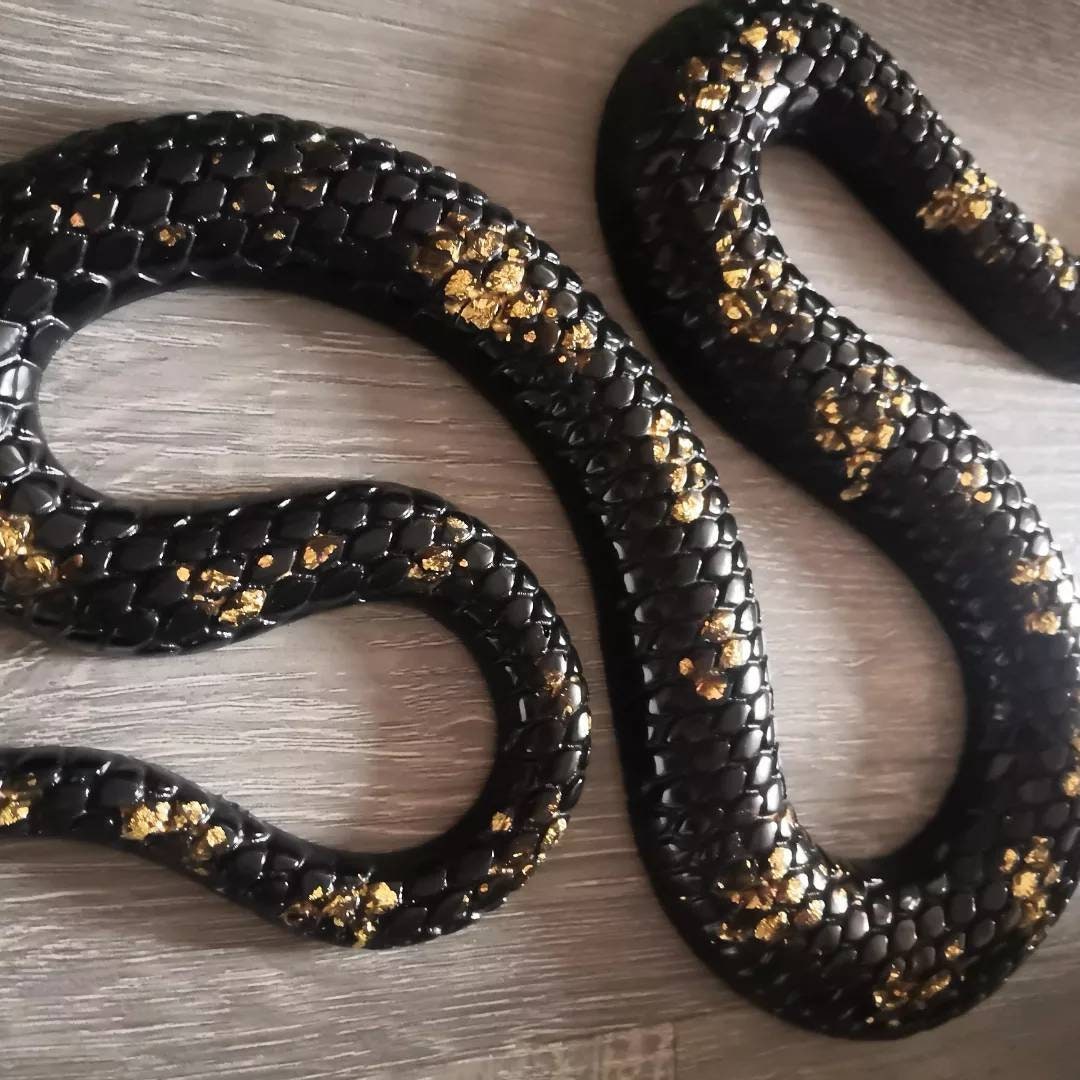 Snake Wall Hanging Snake Wall Art Alt Home Decor Unusual - Etsy UK