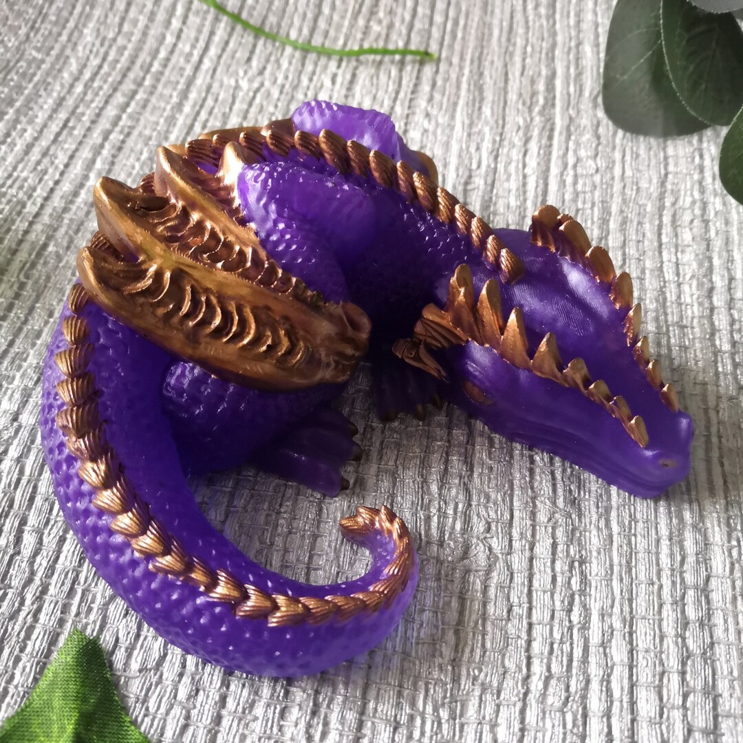 Dragon Ornament, Dragon Crystal Holder, Mythical Gift, Fairytale Statue ...