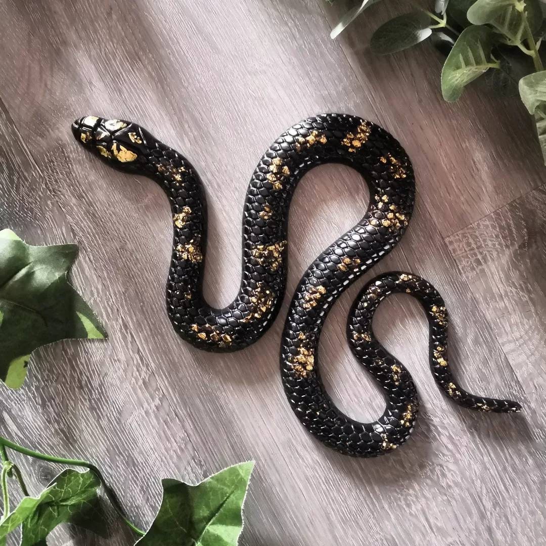 Snake Wall Hanging Snake Wall Art Alt Home Decor Unusual - Etsy UK