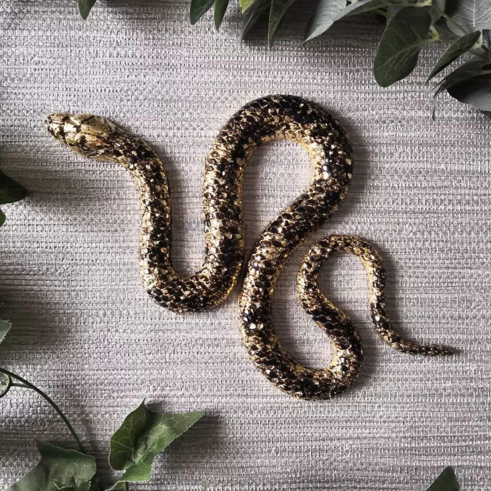Snake Wall Hanging, Snake Wall Art, Alt Home Decor, Unusual Gift, Snake ...