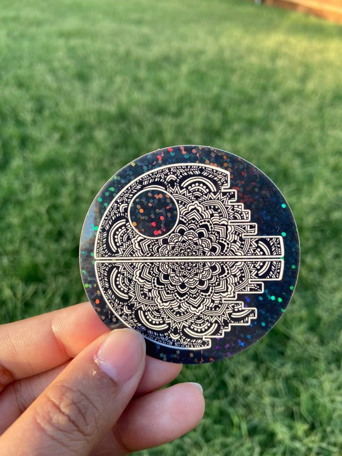 Death Star Sticker Vinyl Die Cut Star Wars Decal Waterproof | Etsy