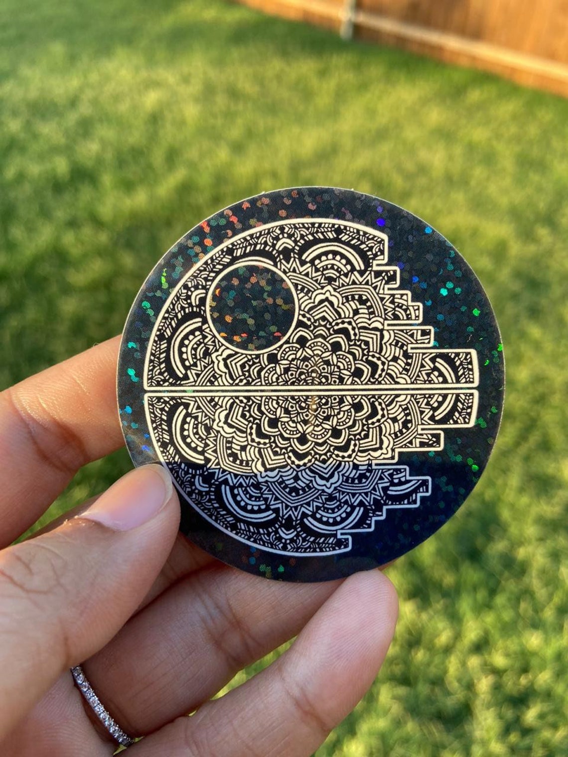 Death Star Sticker Vinyl Die Cut Star Wars Decal Waterproof | Etsy