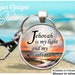 JW Gifts/round Key Ring With Clip/'jehovah is My Light and My Salvation ...