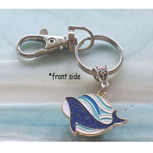 JW Gifts/jw Key Ring With Clip/enamel Blue Whale Pendant Key - Etsy