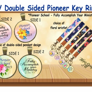 JW Gifts Pioneer School/wristlet Cabochon Keychain With Clip/jw Key ...