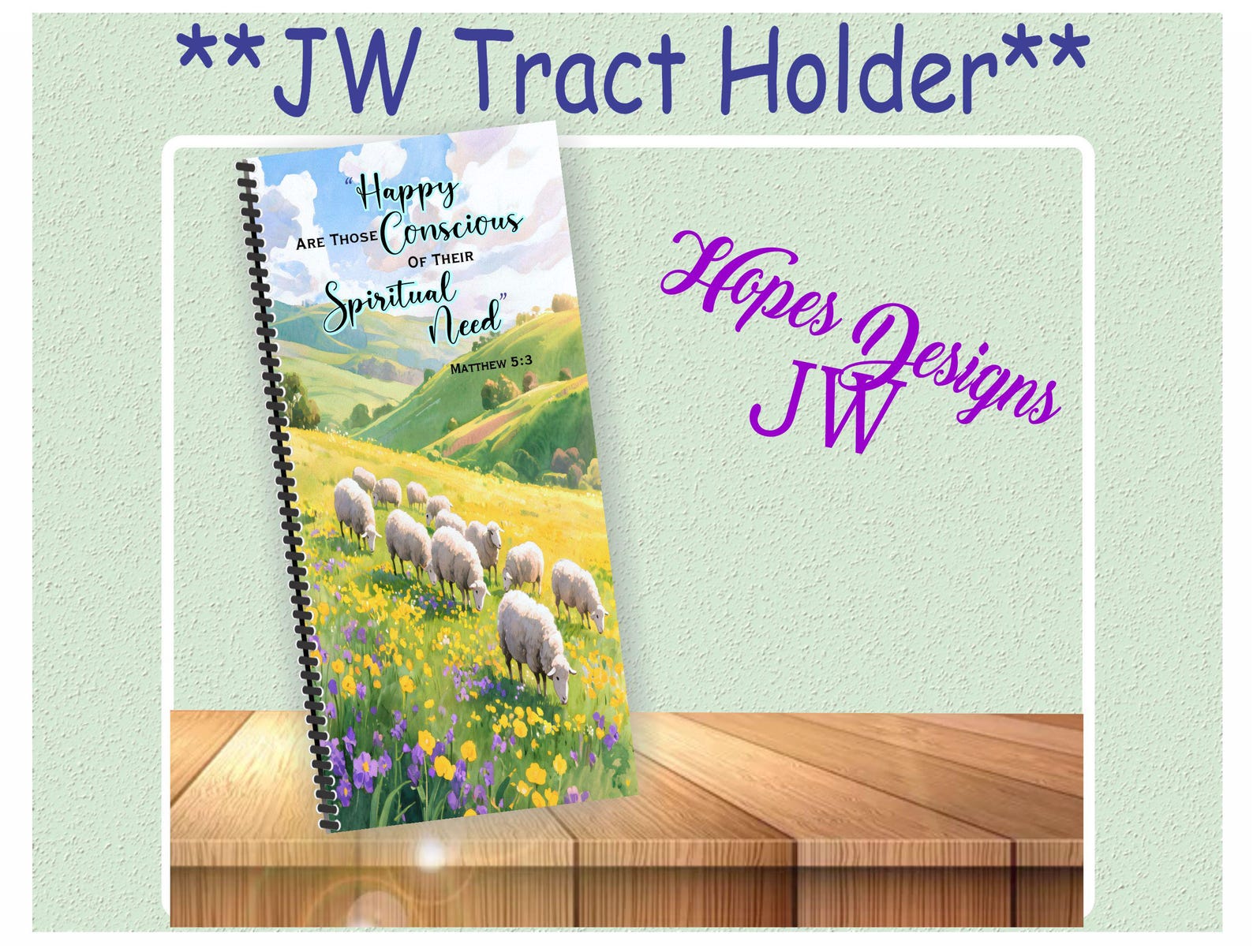 JW Tract Holder: 2026 Year Text Ministry Organizer - JW Gifts - Etsy