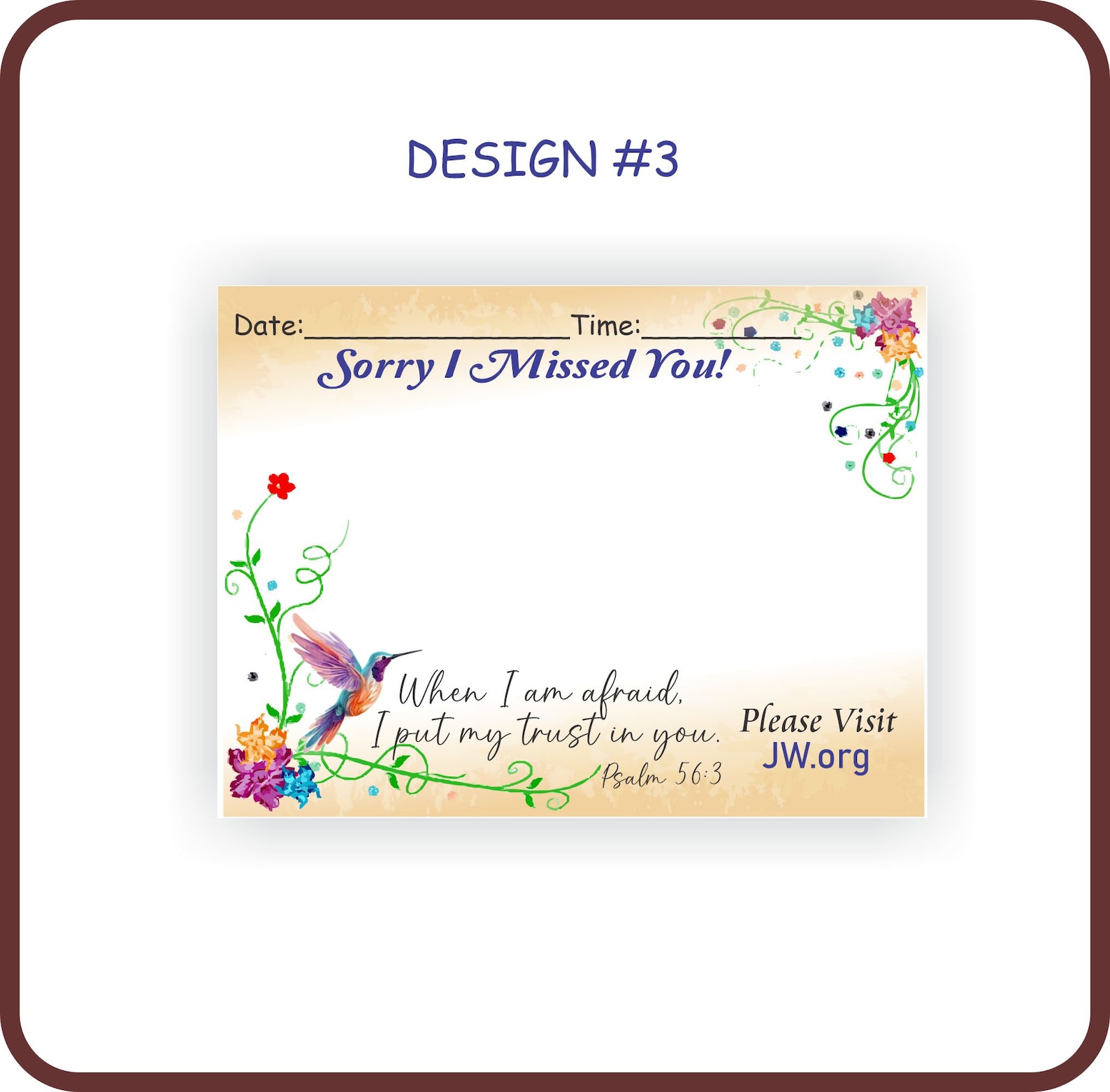 JW Ministry Sticky Notes Sorry I Missed You Visit Jw.org 2024 Year Text ...