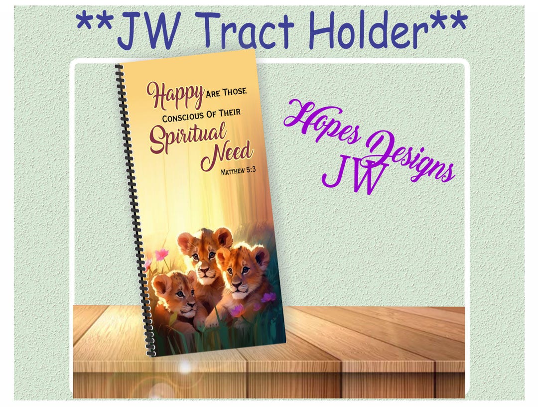 JW Tract Holder: 2026 Year Text Ministry Organizer - JW Gifts - Etsy