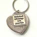 JW Tetragrammaton Heart Key Ring With Charm/jw Gifts/jw Accessory/charm ...