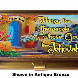 JW Ministry Contact Cardholder/personalize/jw Pioneer Gift/jw - Etsy