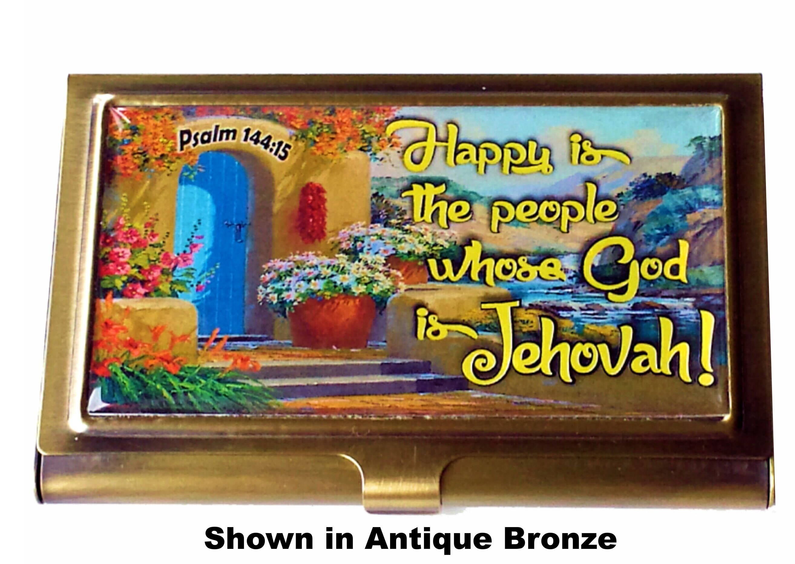 JW Ministry Contact Cardholder/personalize/jw Pioneer Gift/jw - Etsy