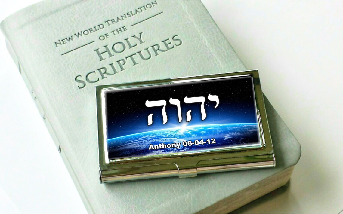 JW Ministry Contact Card Case/earth View | Etsy