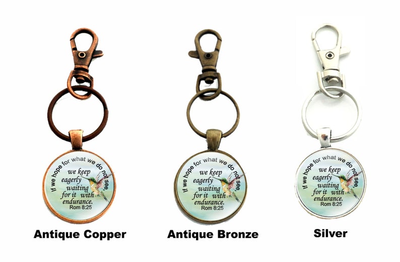 JW Gifts/jw Key Ring With Clip/'if We Hope for What We Do Not See ...