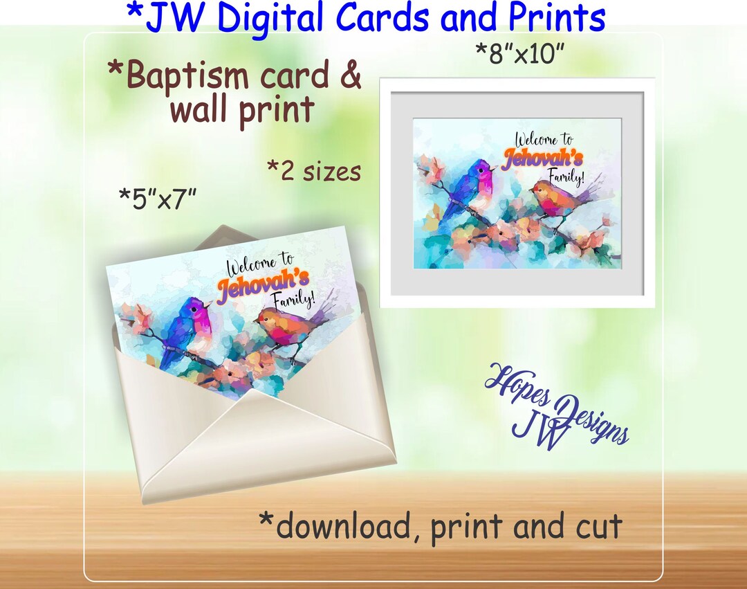 JW Digital Card and Frame Art - Welcome to Jehovah's Family ...