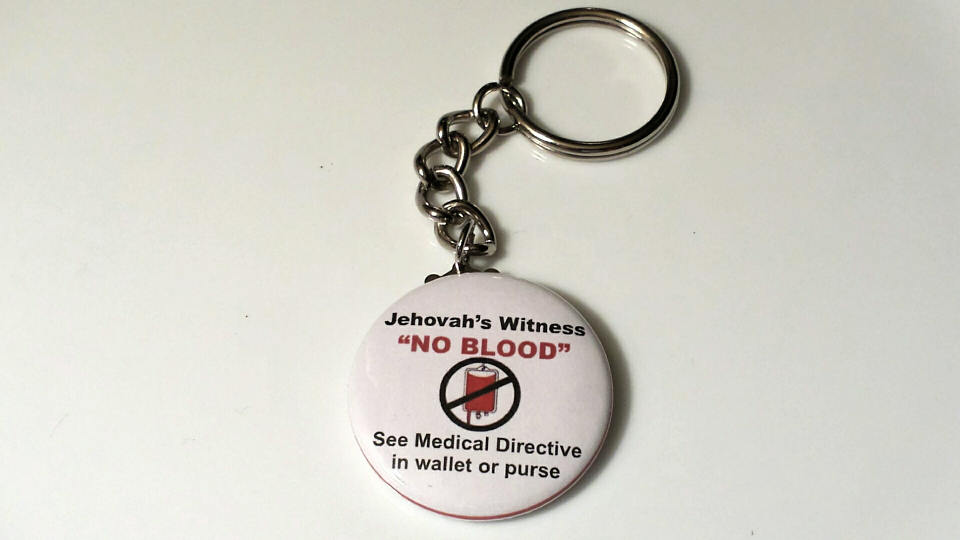 JW 'no Blood' Keychain - 1.5" - JW Gifts - Etsy