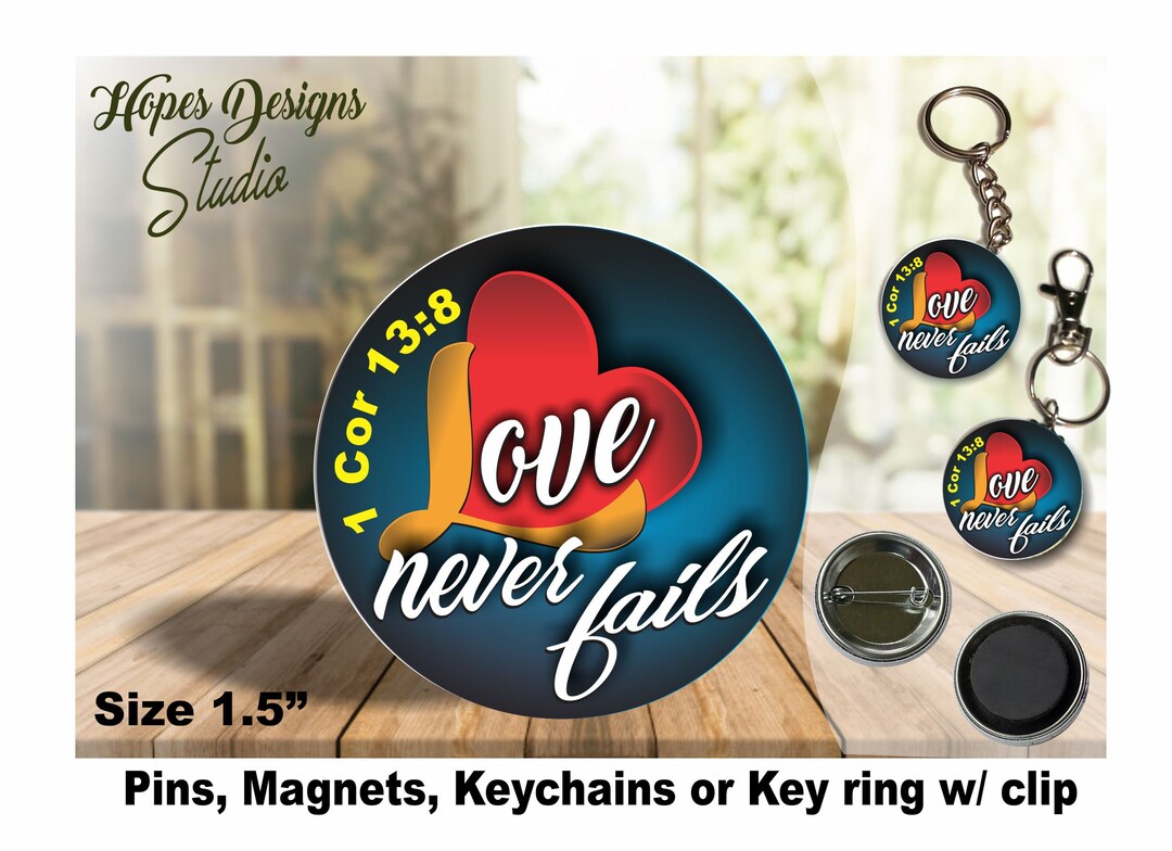 JW Pin, Magnet, Keychain, Key Ring With Clip - 1.5" - JW Gifts - Etsy