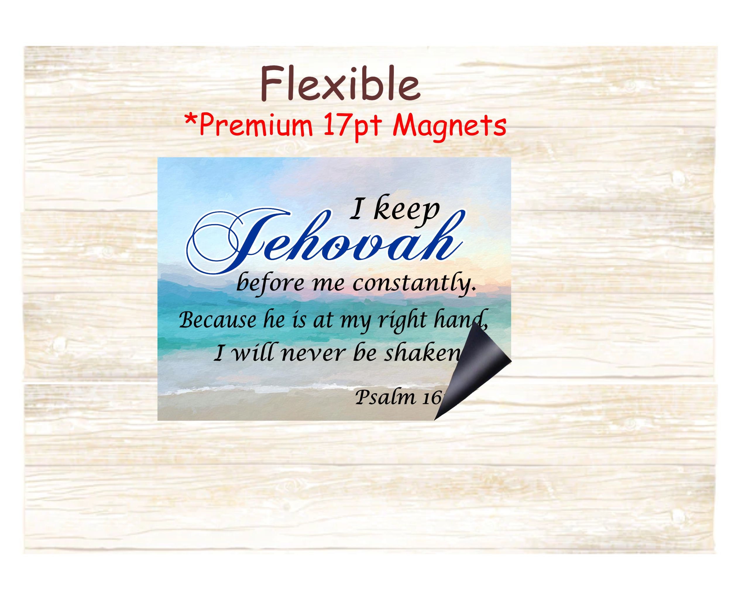 JW Gifts/pack of Magnets 4x3/'i Keep Jehovah - Etsy