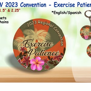 JW 2023 Convention Exercise Patience 1.5 & 2.25 - Etsy