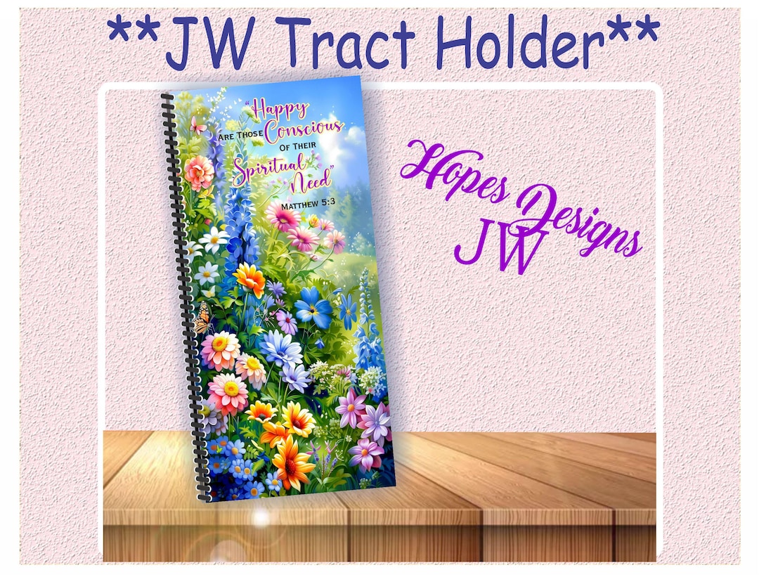 JW Tract Holder: 2026 Year Text Ministry Organizer - JW Gifts - Etsy
