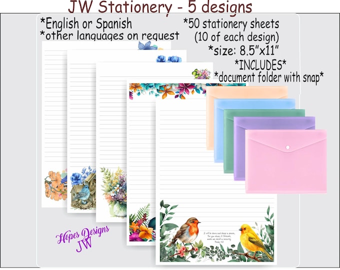 Beautiful Letter Writing Set, Writing Paper and Envelopes Perfect ...