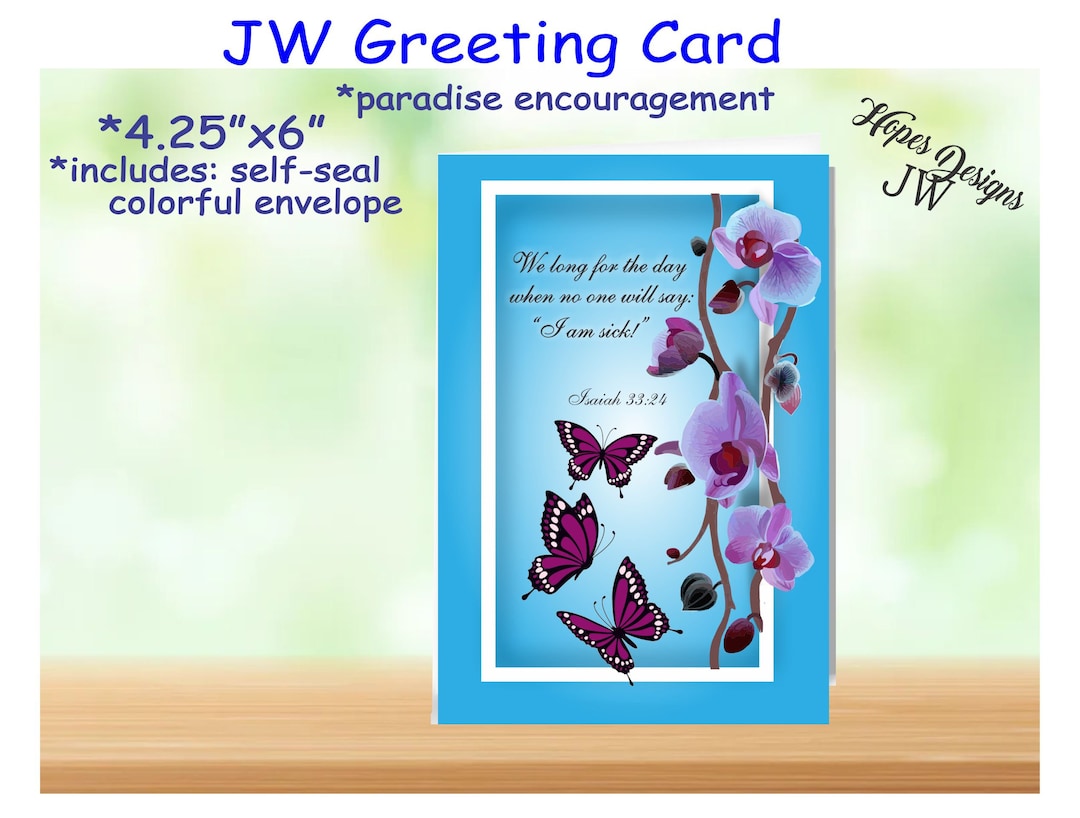 JW Greeting Card: Get Well - 4.25"x6" - Quantity Discounts - JW Gifts ...