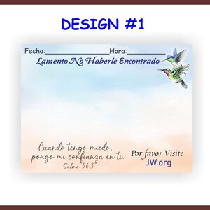 JW SPANISH Ministry Sticky Notes Sorry I Missed You Visit Jw.org 2024 ...