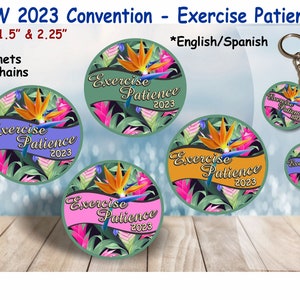 JW 2023 Convention Exercise Patience 1.5 & 2.25 - Etsy